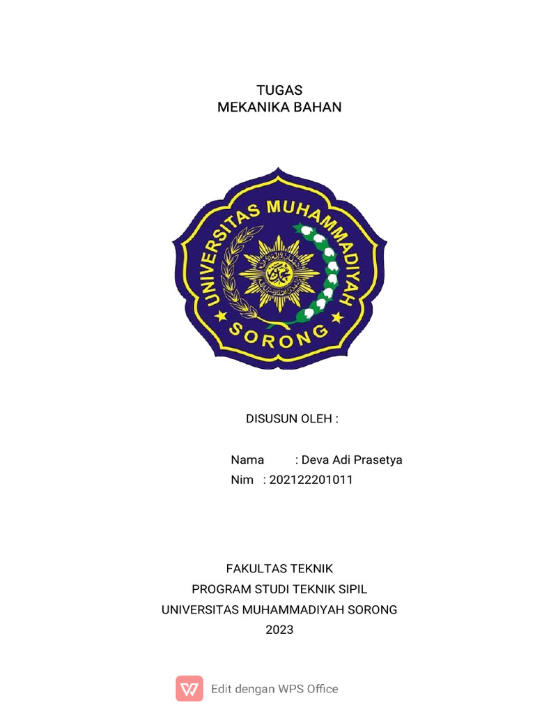 Deva Adi Prasetya (202122201011) | PDF