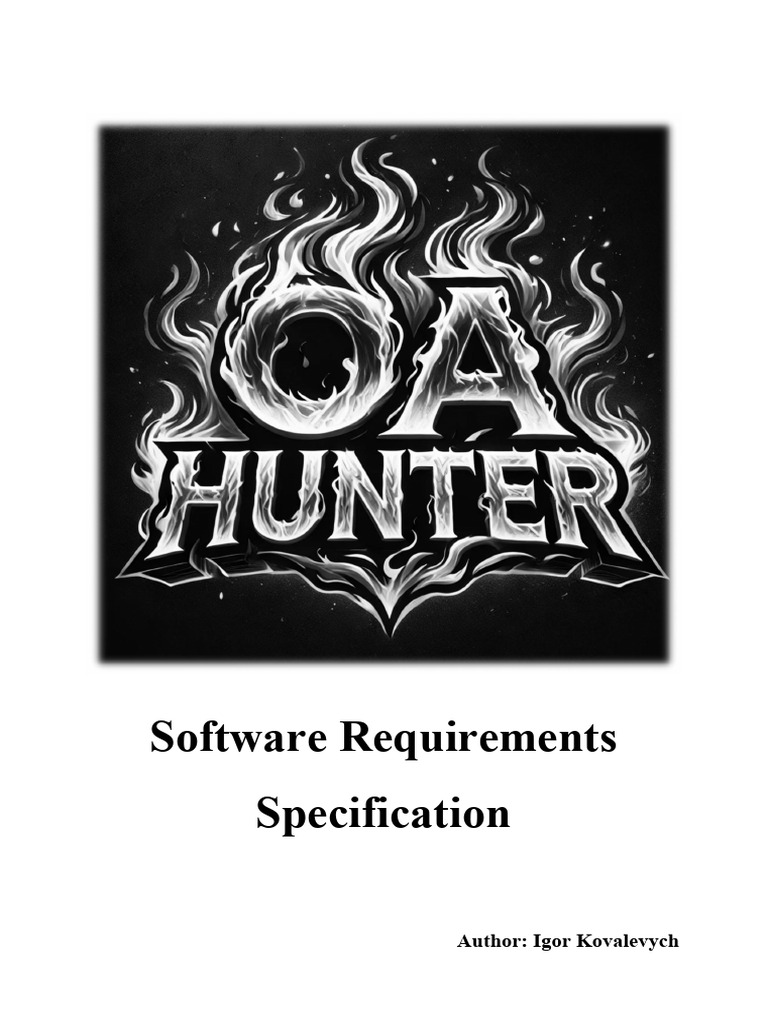 Software Requirements Specification Pdf Version Control Analytics