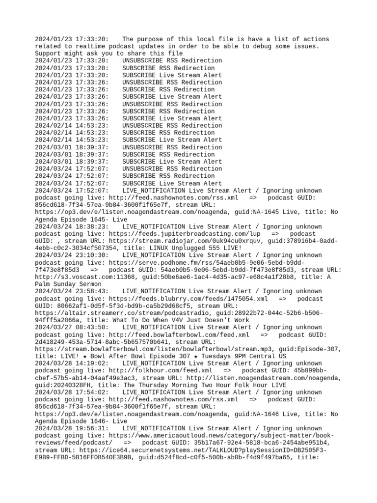 Web Sub Update Log | PDF | Media Formats | Digital Audio