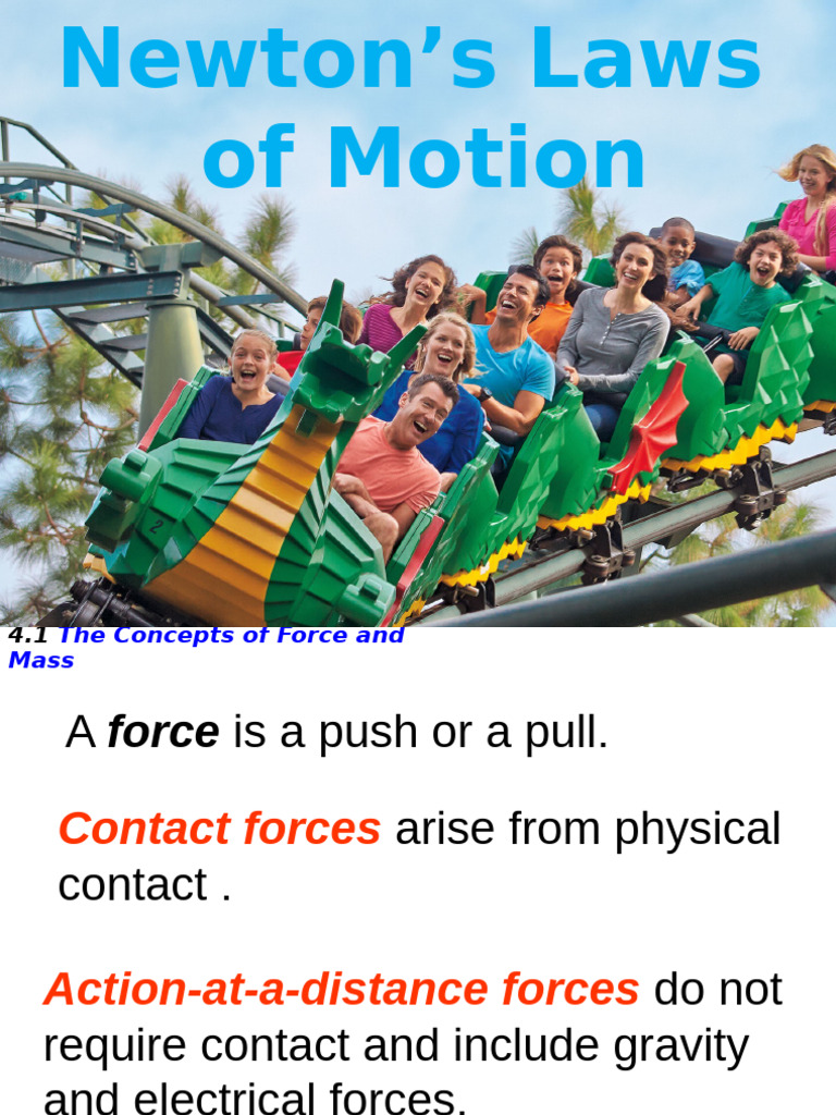 Chapter 4 - Newtons Laws of Motion - UPDATED 13 APRIL 2023 | PDF ...