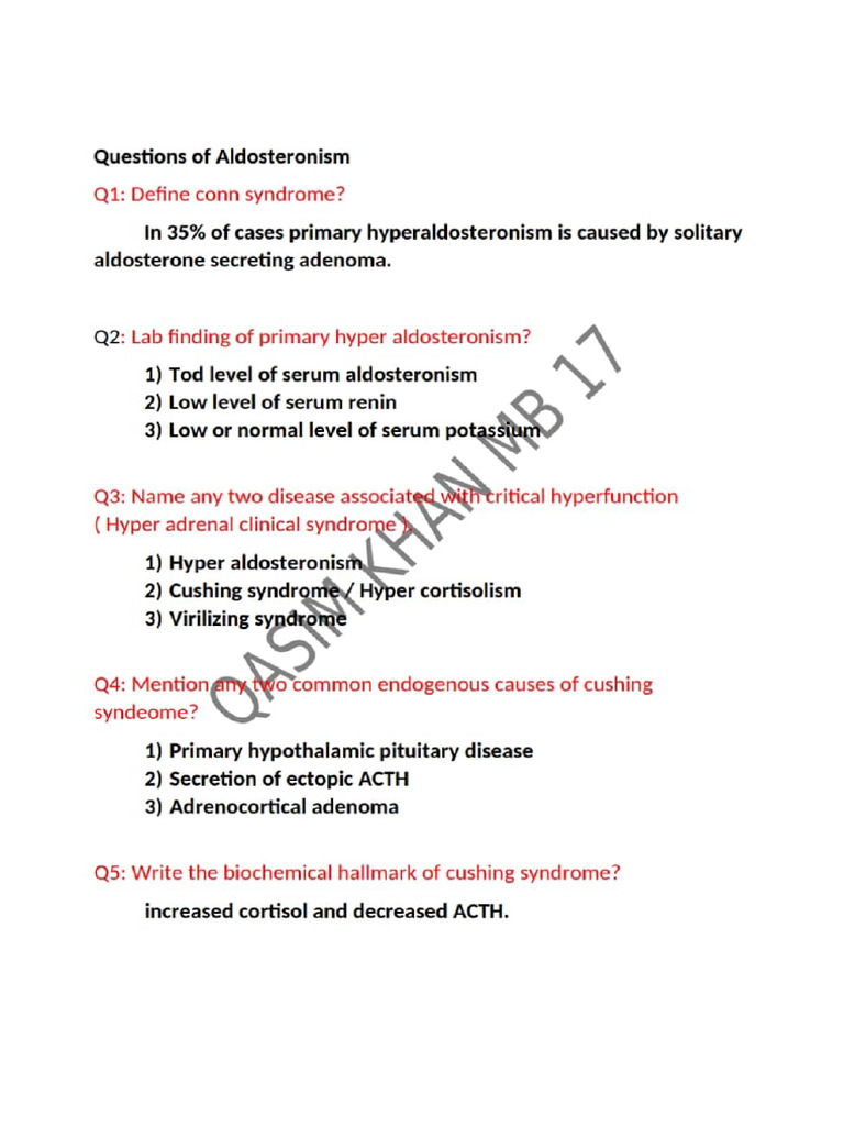 2.qasim Endocrine Seqs | PDF