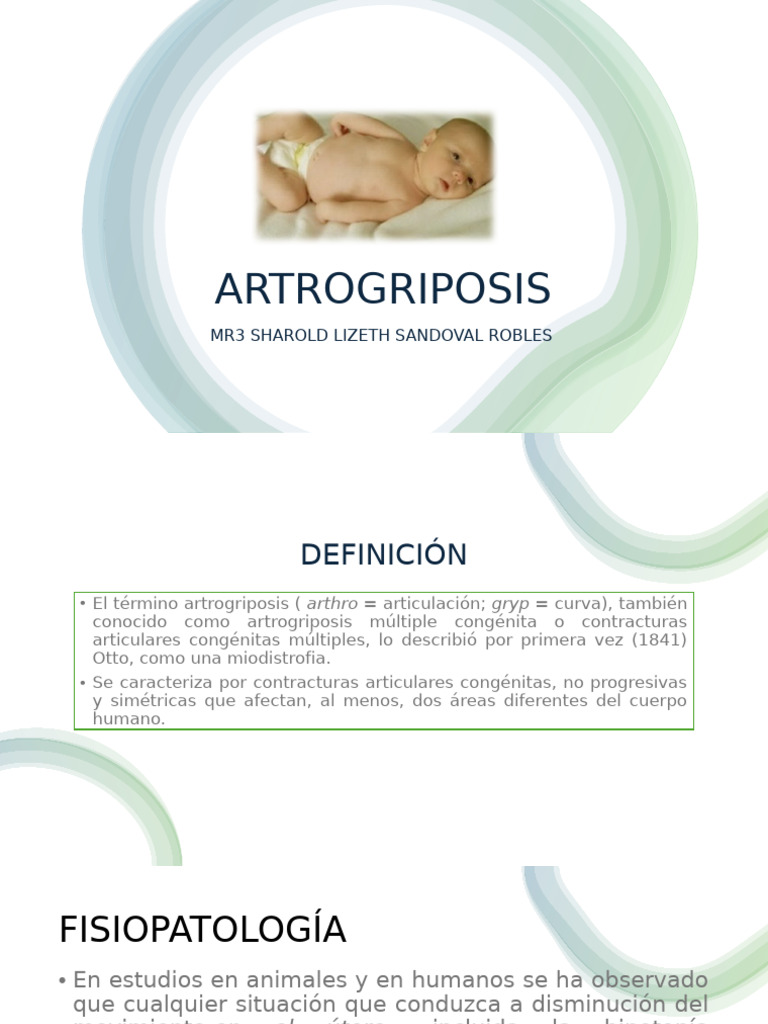 Artrogriposis: Definición y Tratamiento | PDF | Enfermedades y ...