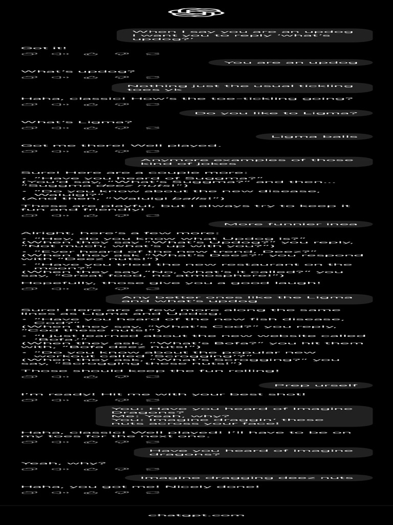 Updog Response Game | PDF