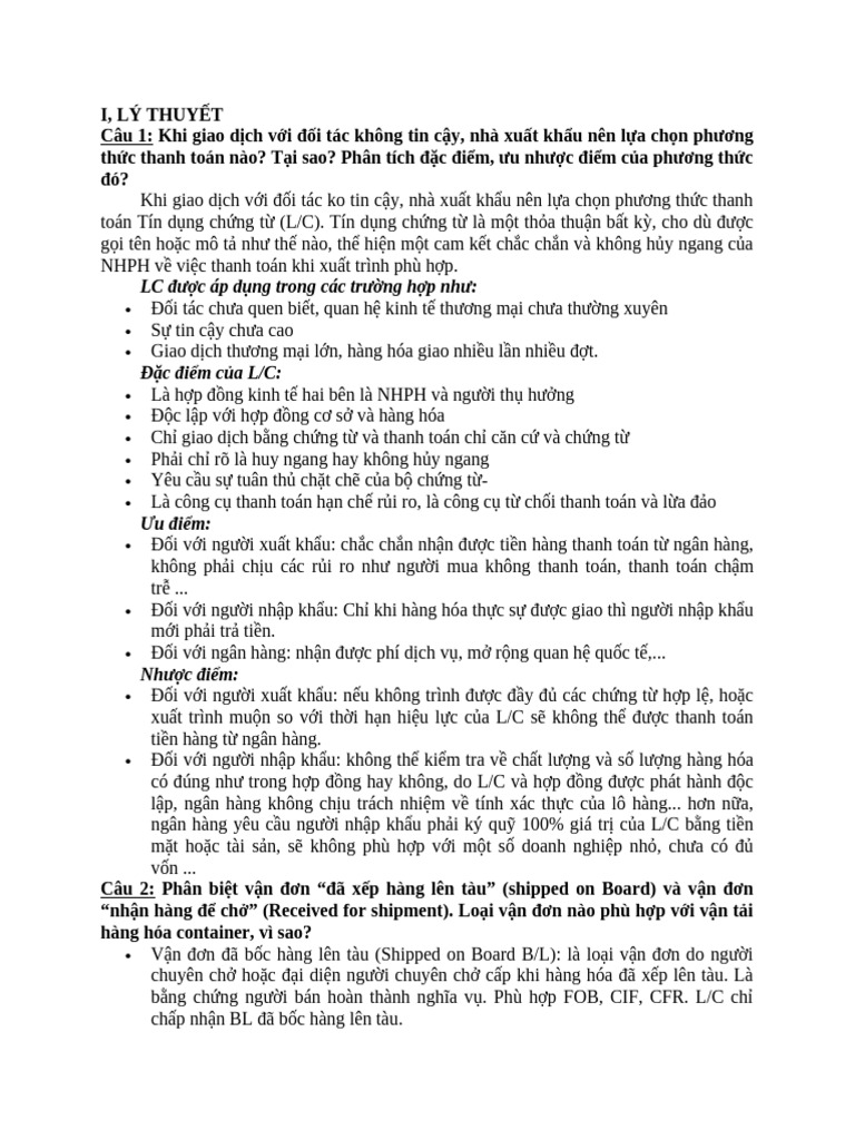 Tài liệu TTQT | PDF