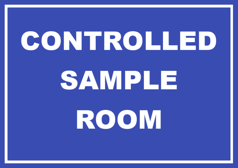 Controlled Sample Room | PDF