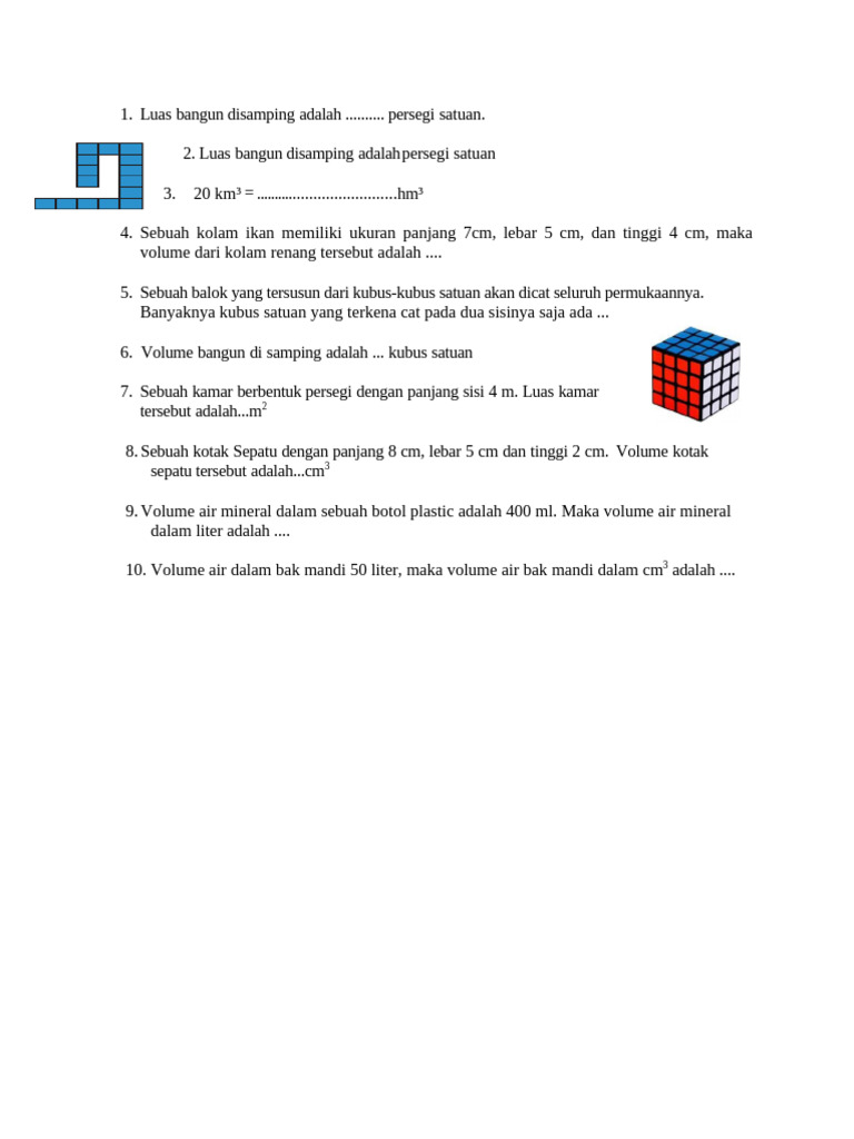 Contoh Soal MTK | PDF