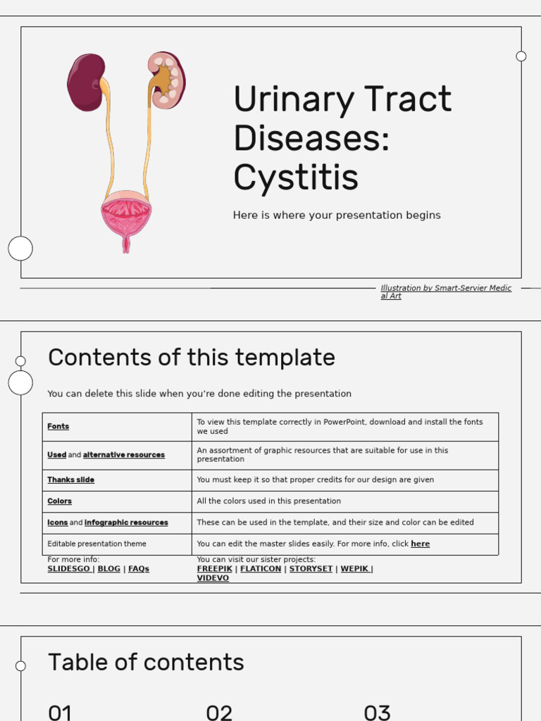 Urinary Tract Diseases - Cystitis by Slidesgo | PDF | Medical Diagnosis ...