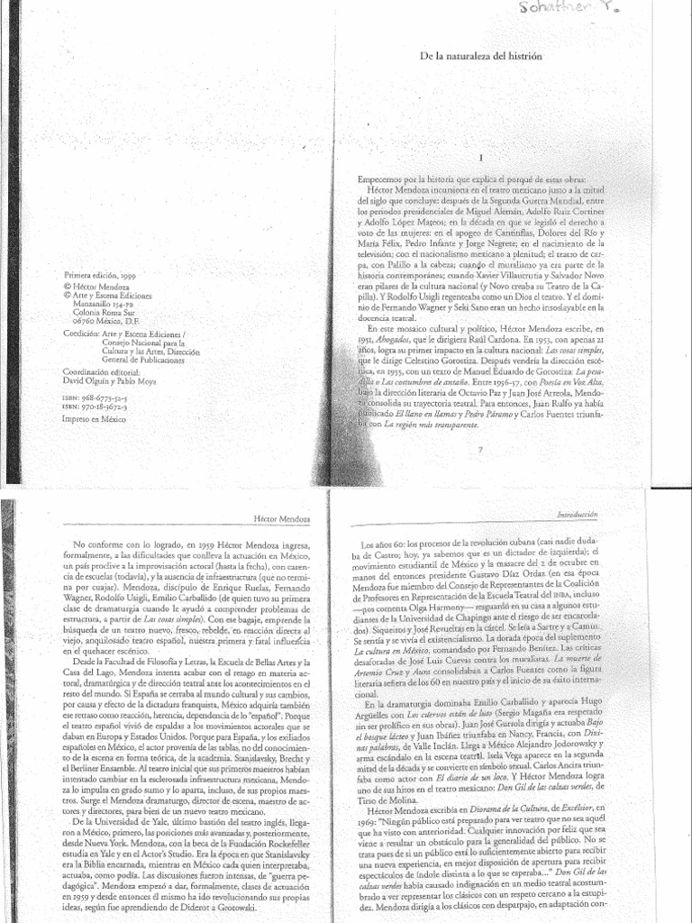 Actuar o No. Héctor Mendoza | PDF