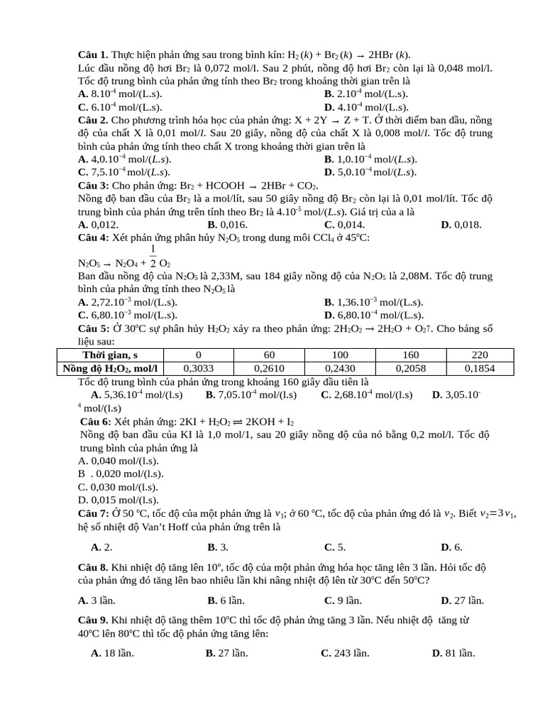 On Tap 10 Kiem Tra Thường Xuyên 4 ( Bai Tap ) | PDF