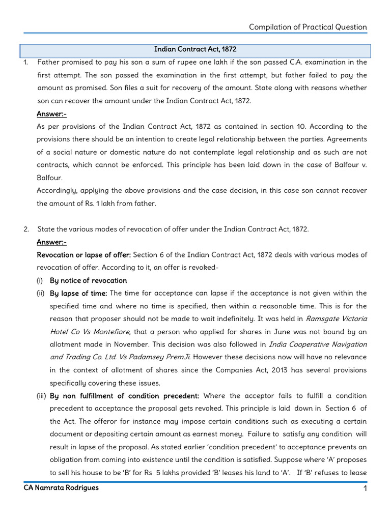 Consolidated CAFC | PDF | Breach Of Contract | Consideration