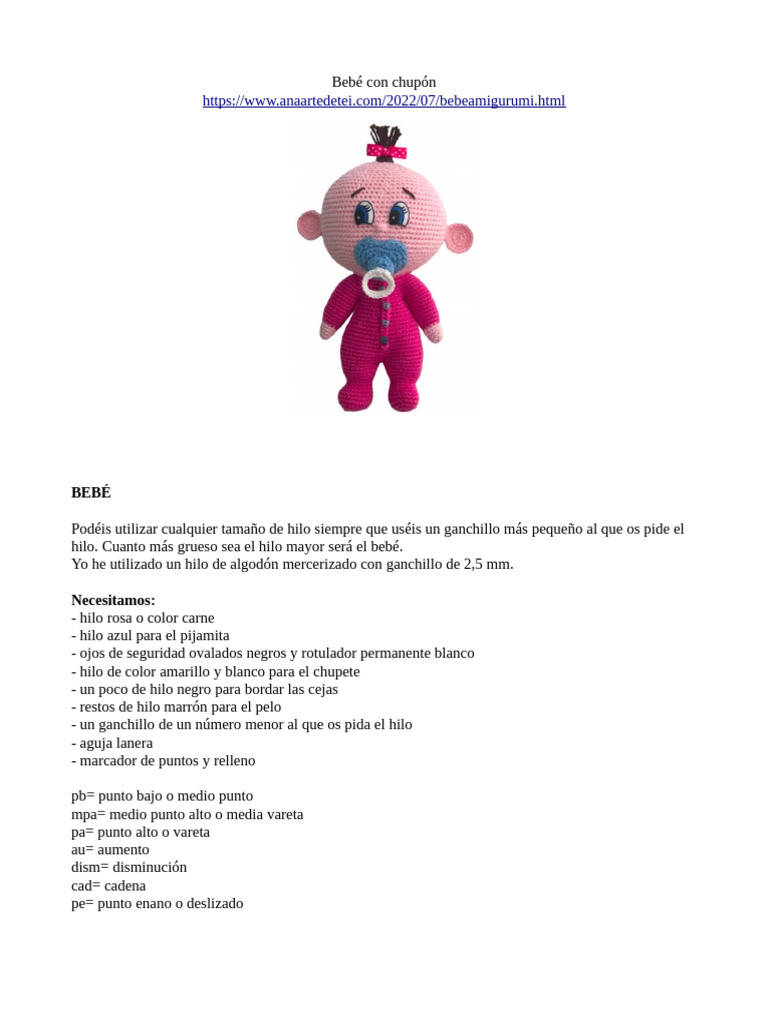 Bebé Con Chupón | PDF