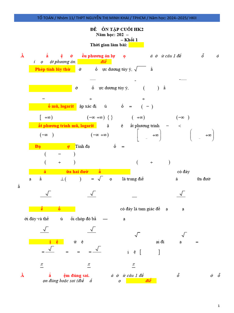 De On Tap Hkii 2425 Hs | PDF