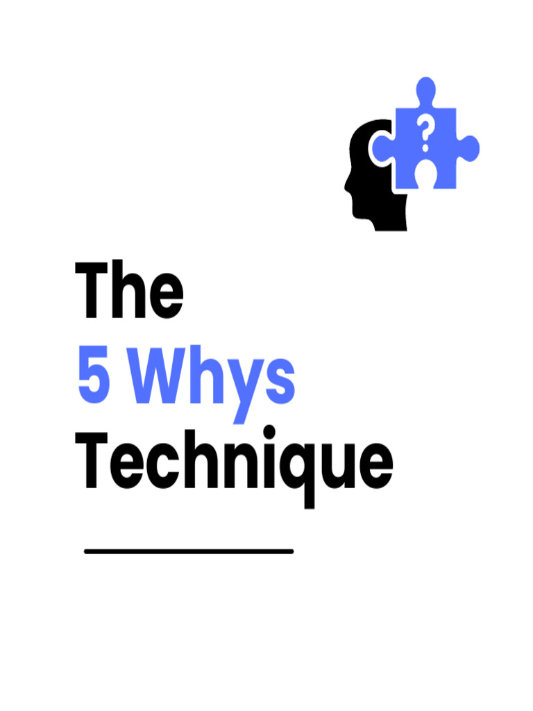 Mastering the 5 Whys Technique | PDF