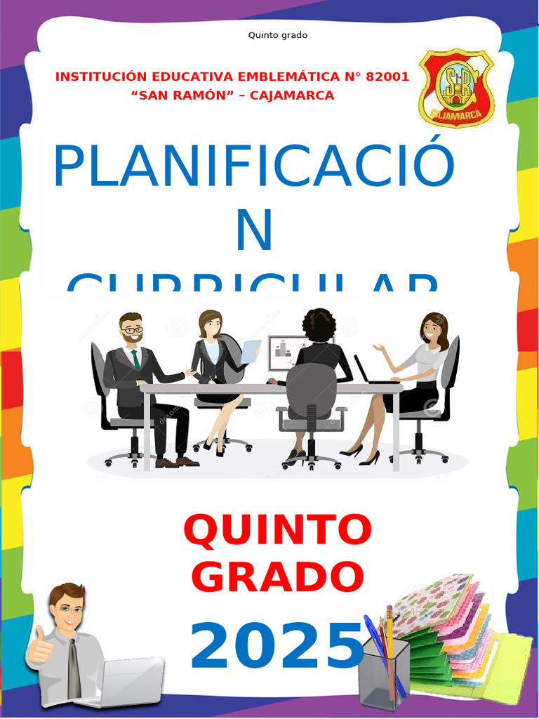 PLANIFICACION ANUAL - 5to - SR (Adaptada) | PDF | Evaluación | Aprendizaje