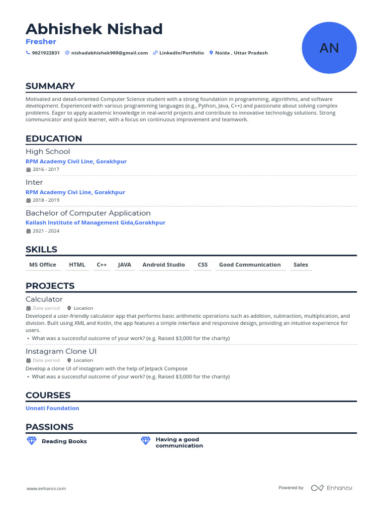 Abhishek Nishad Resume | PDF
