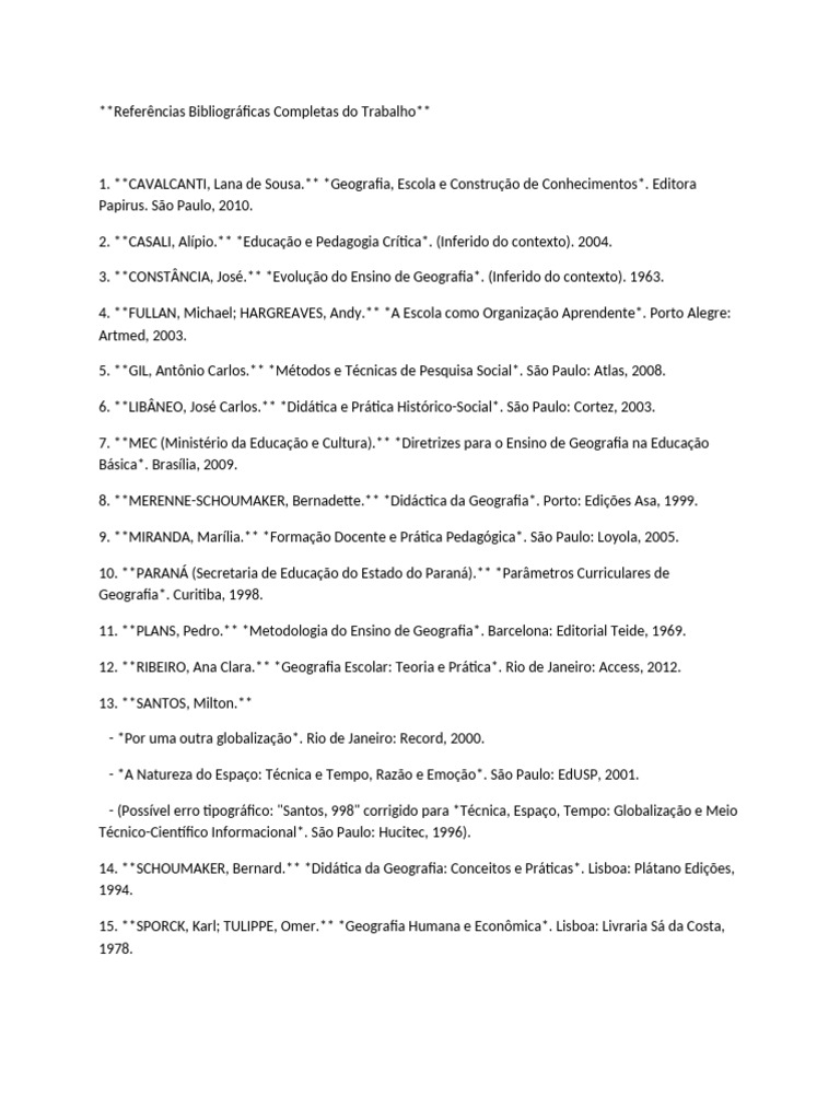 Referências Bib-WPS Office | PDF