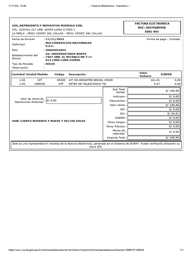 Factura Electronica - Impresion - 493 | PDF | Tecnología bancaria | Pagos