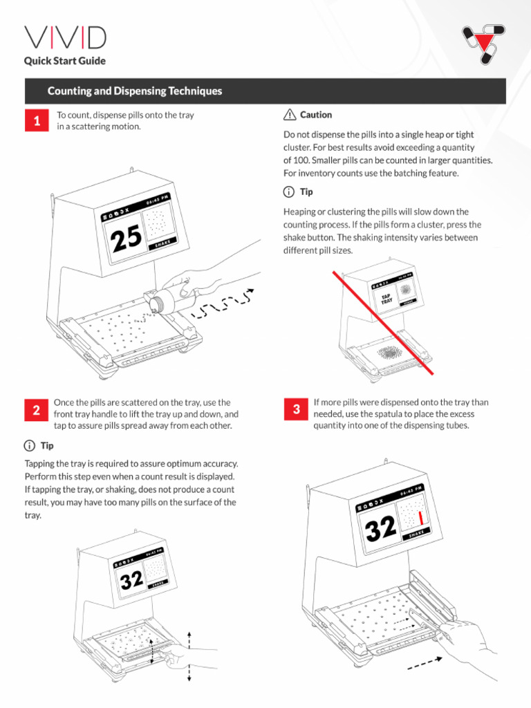 VIVID Counting and Dispensing Techniques QSG.pdf | PDF