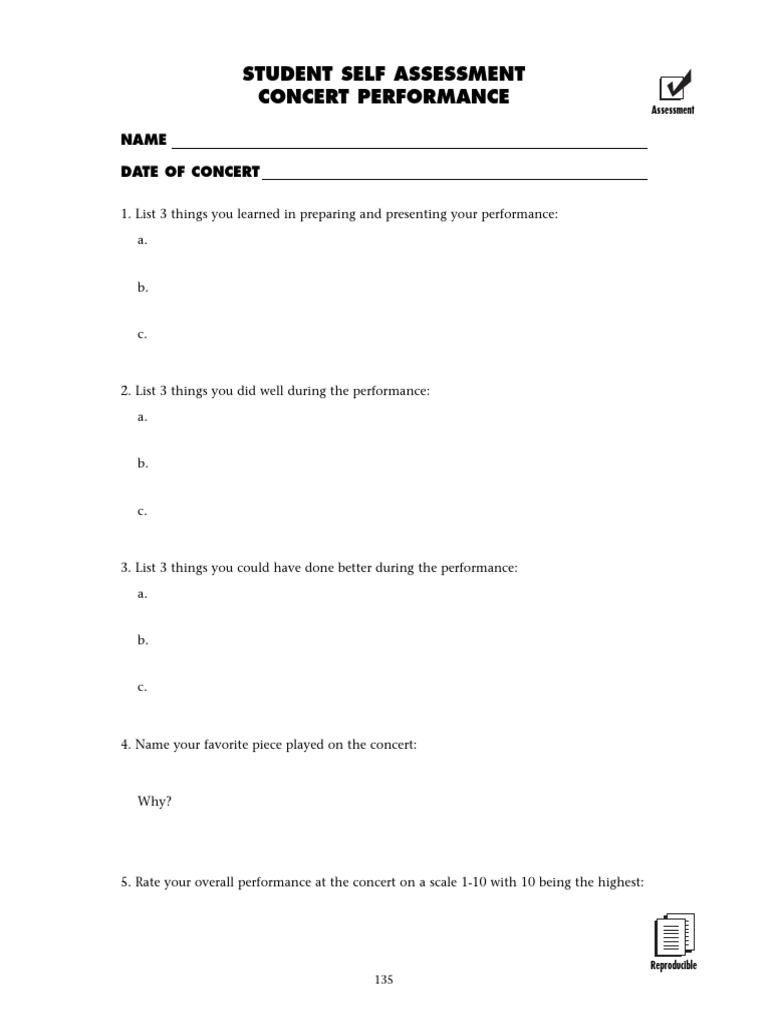 16_StudentSelfAssessment | PDF