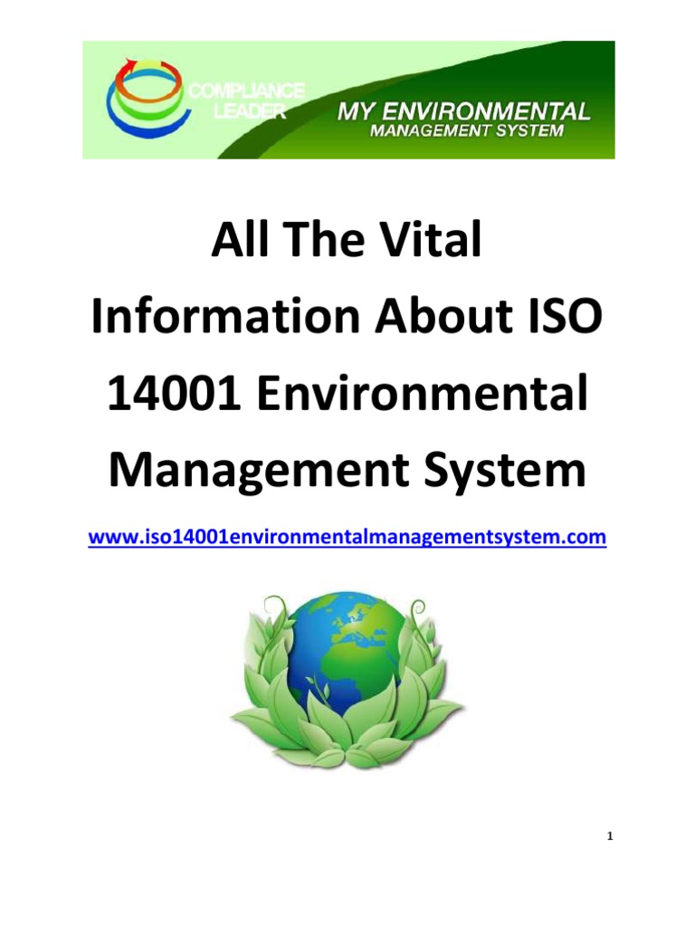 ISO 14001 Environmental Management Guide | PDF | Environmental Resource ...