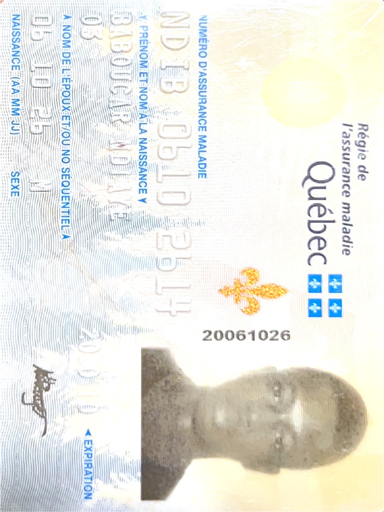 Carte Assurance Maladie | PDF