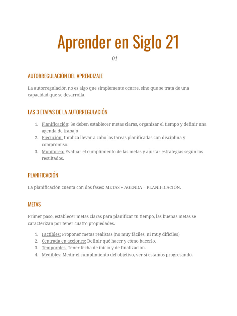Estrategias de Autorregulación del Aprendizaje | PDF | Habilidades ...