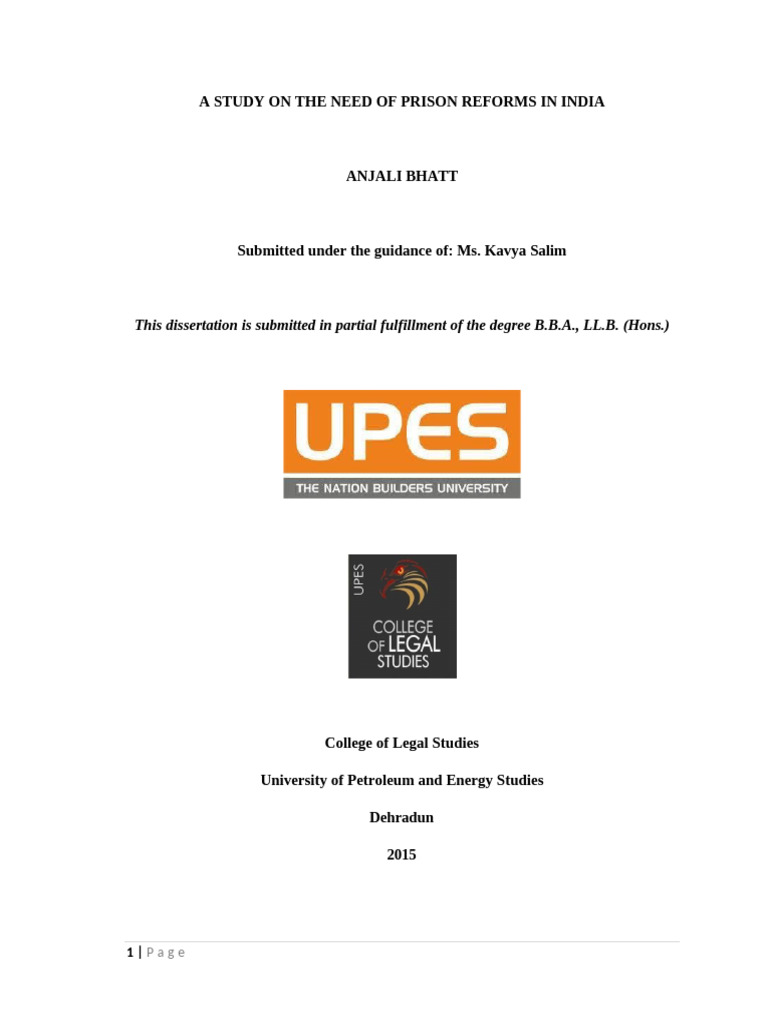 Anjali Bhatt | PDF | Prison | Crimes