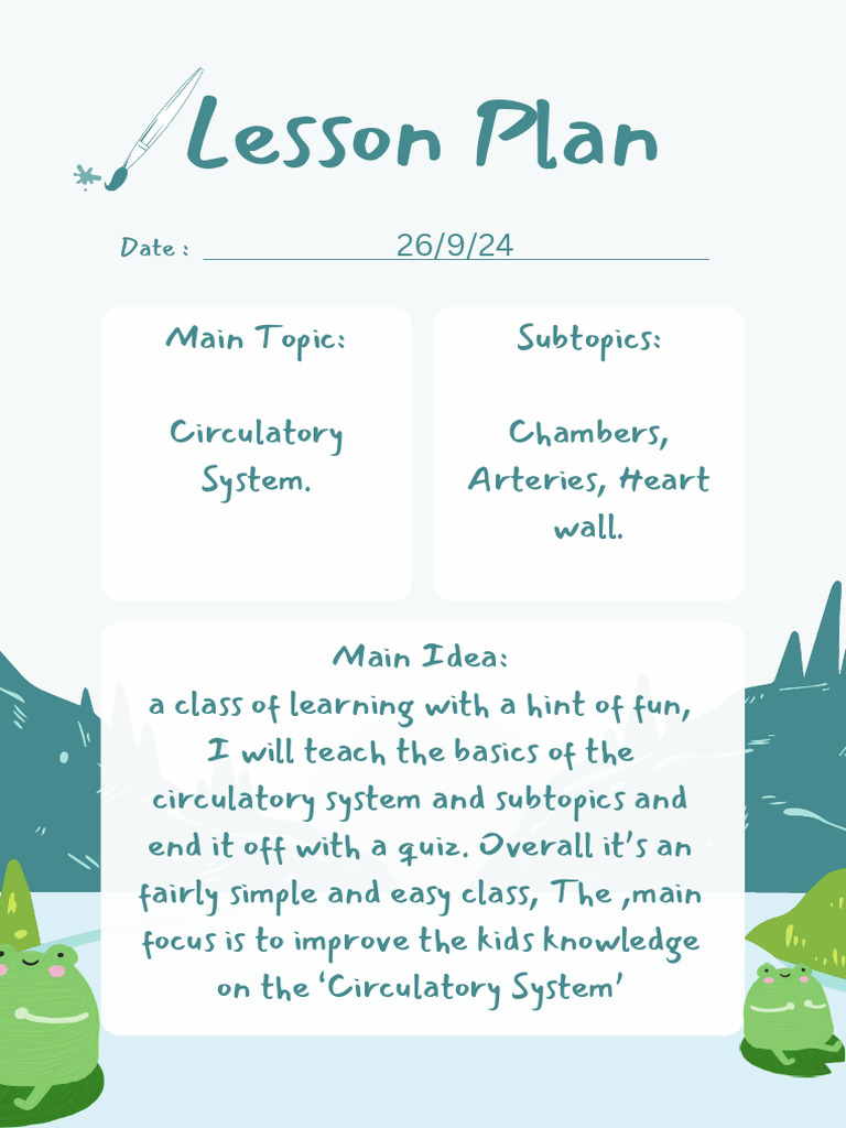 Lesson Plan: Date | PDF