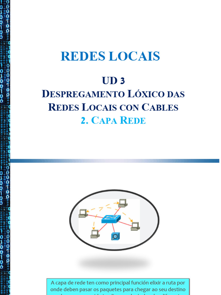 UD3 - 2. Despregamento Loxico Das Redes Locais Con Cables - Capa Rede | PDF