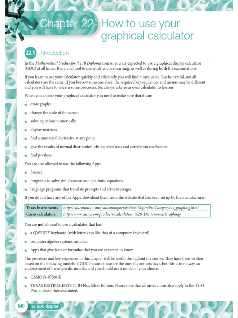 Gdc | PDF | Calculator | Subtraction