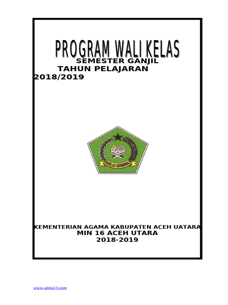 Laporan Wali Kelas V | PDF