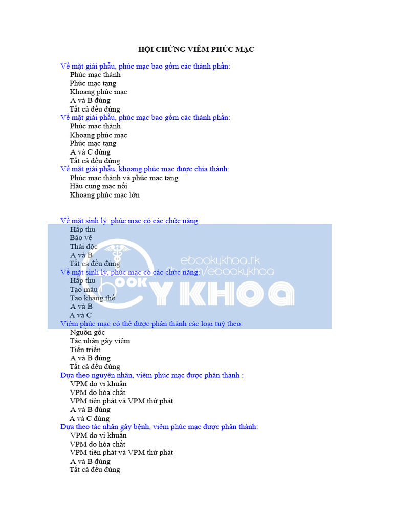 H I CH NG Viêm Phúc M C | PDF