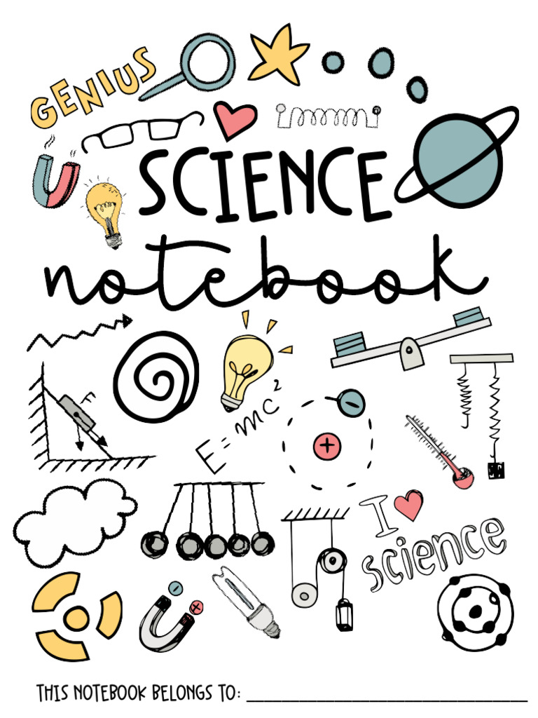 ScienceNotebookCover 1 | PDF