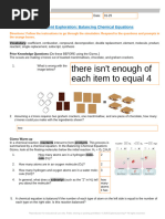 Balancing Chemical Equations Guide | PDF | Chemical Reactions ...