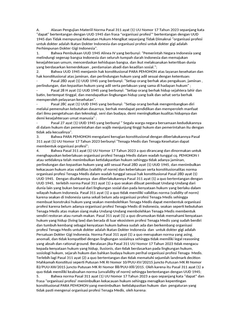 182 2024 Dalil 1 Perbaikan Permohonan | PDF