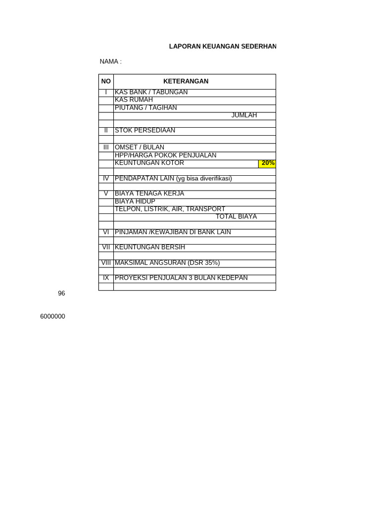 Rumus Angsuran | PDF