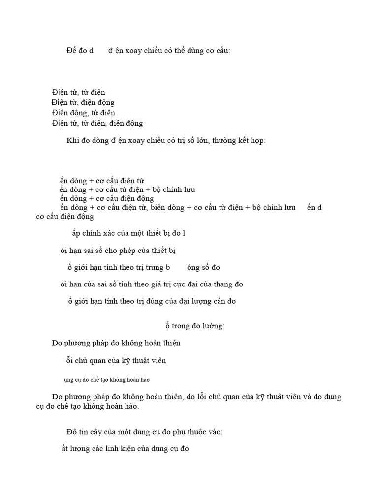 Chuong 2 Ky Thuat Do Luong Cam Bien | PDF