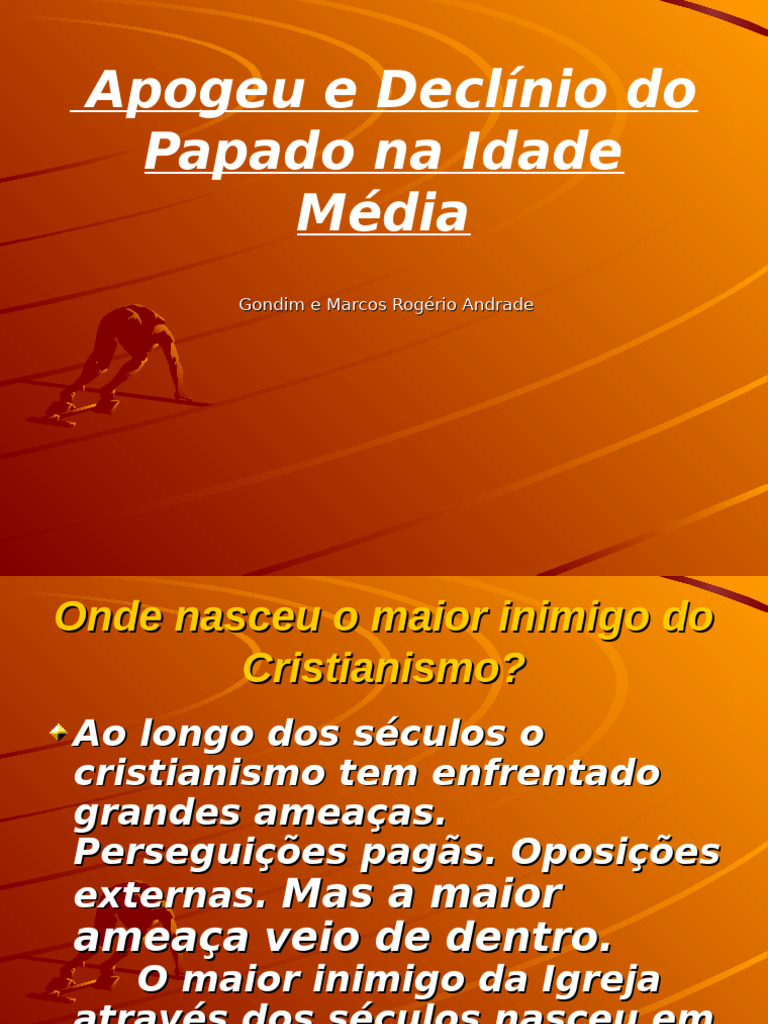 Poder e Queda do Papado Medieval | PDF | Papa | Idade Média