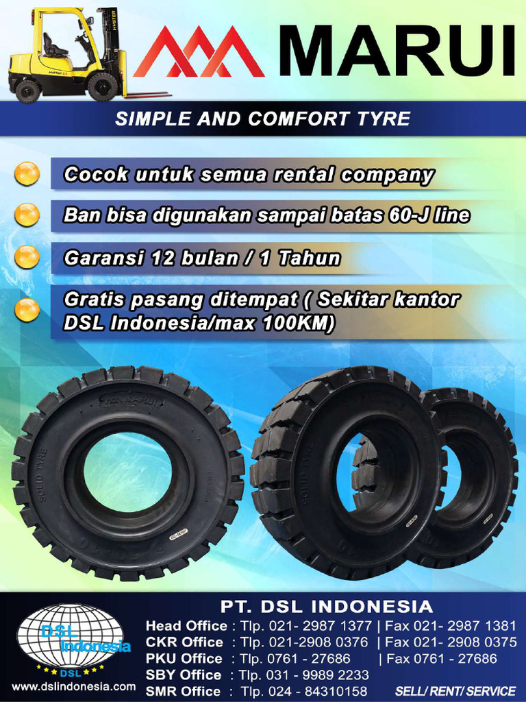 Brochure Marui Solid Tyre 2022 | PDF