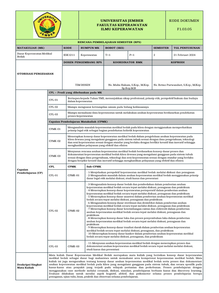 RPS MK DKMB 2024-2025 | PDF