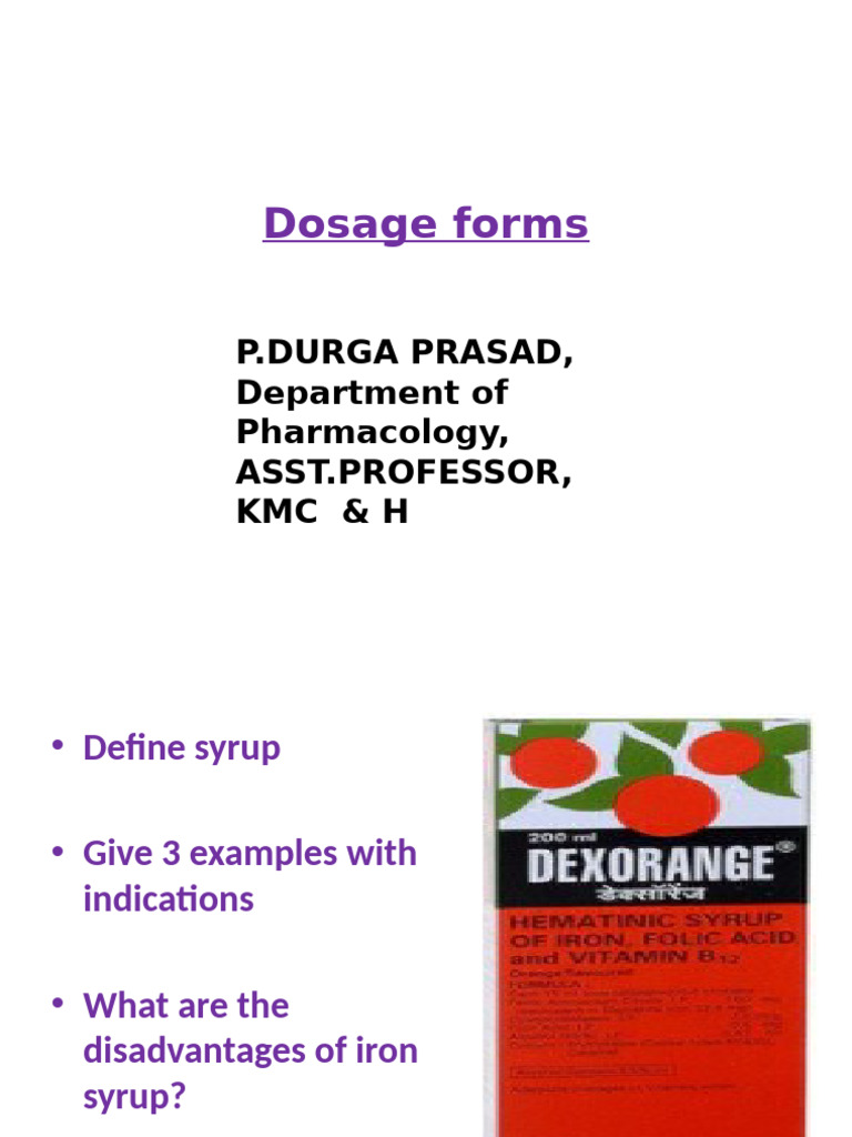 Dosage Forms KMC DP 2024 | PDF | Emulsion | Tablet (Pharmacy)