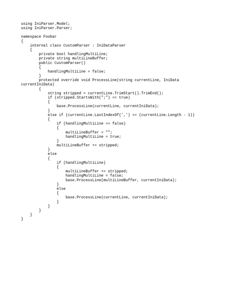 Multiline Parser | PDF