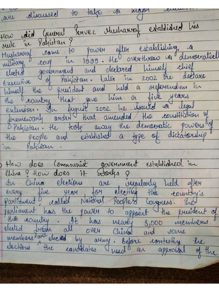 why democracy notes | PDF