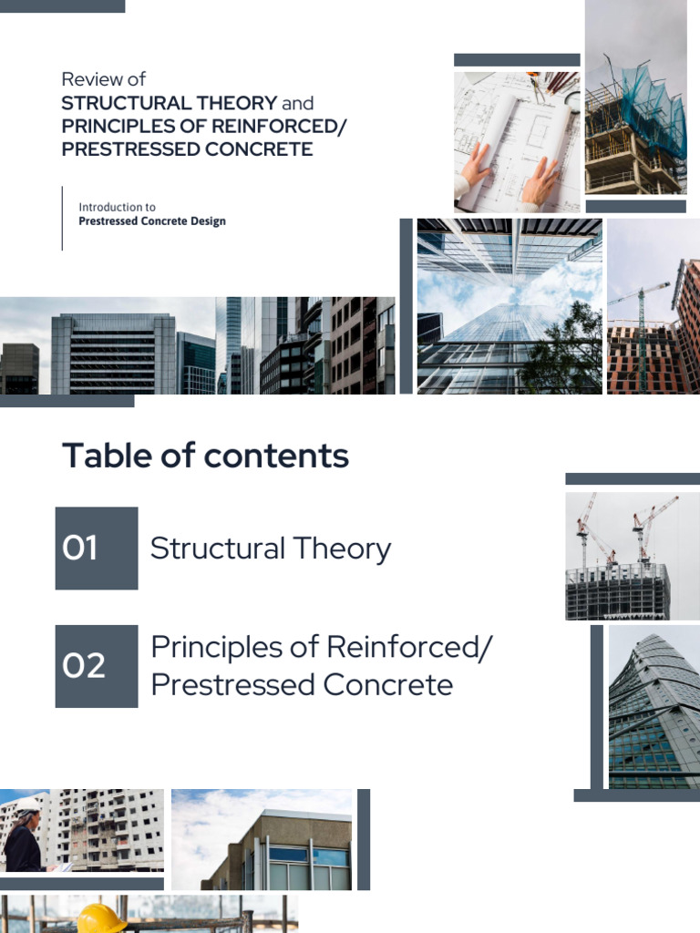 Review of Structural Theory and Principles of Reinforced & Prestressed Concrete | PDF | Concrete ...