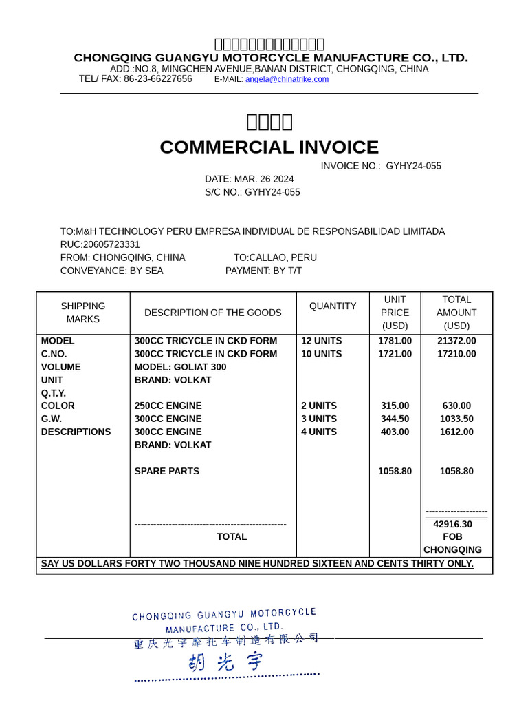 Commercial Invoice | PDF