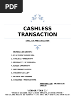 Cashless Economy Project Class12 | PDF