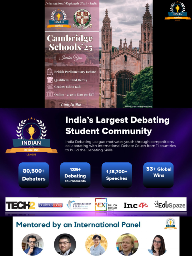 India's Premier Debating Community Overview | PDF