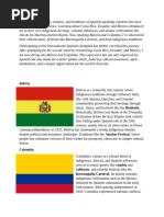 Spanish-Speaking Country Flags | PDF