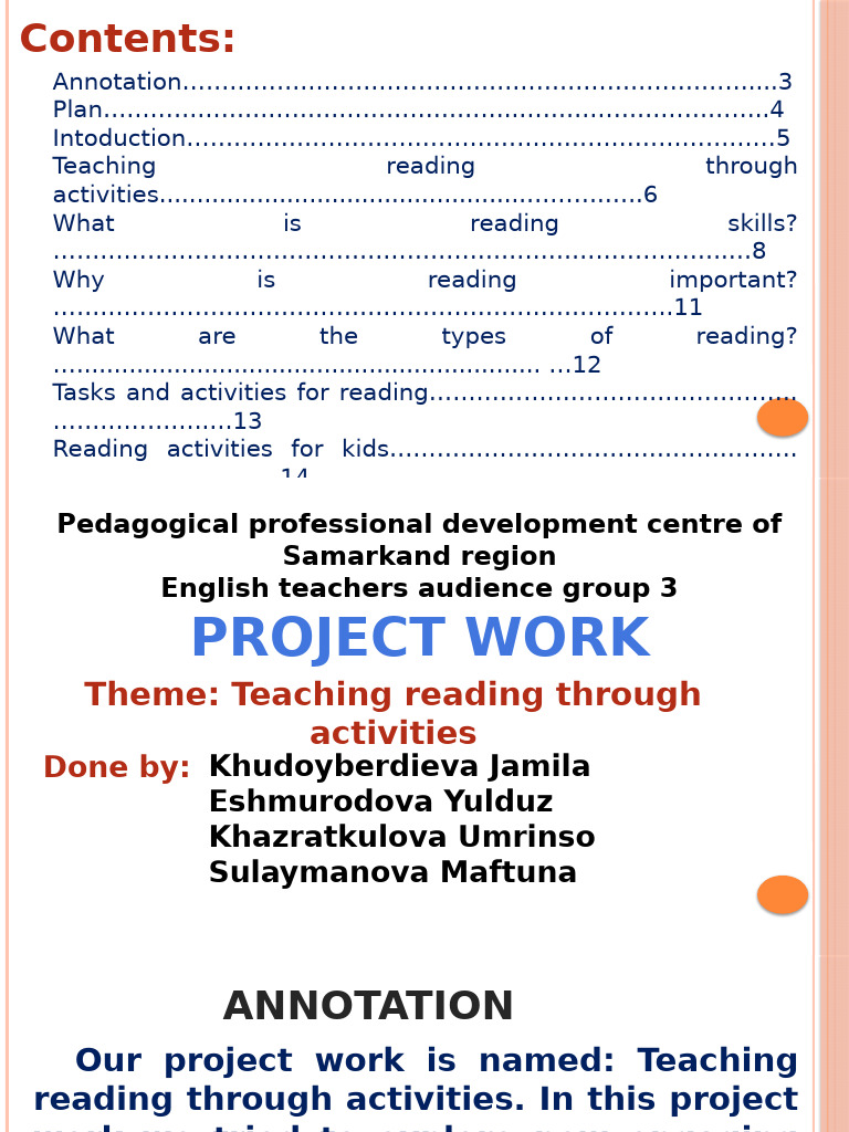 Teaching English Through Short Stories Engaging Methods | PDF | Reading ...