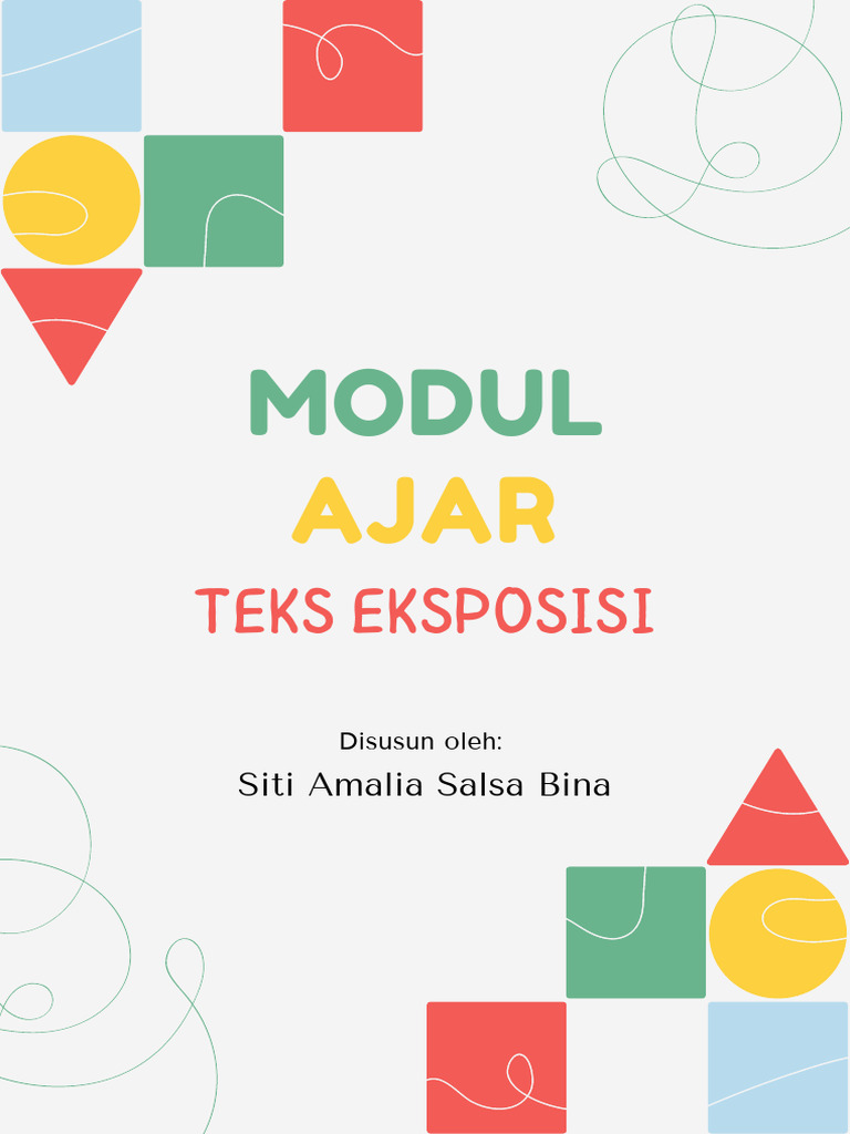 Modul Ajar Teks Eksposisi SMK | PDF